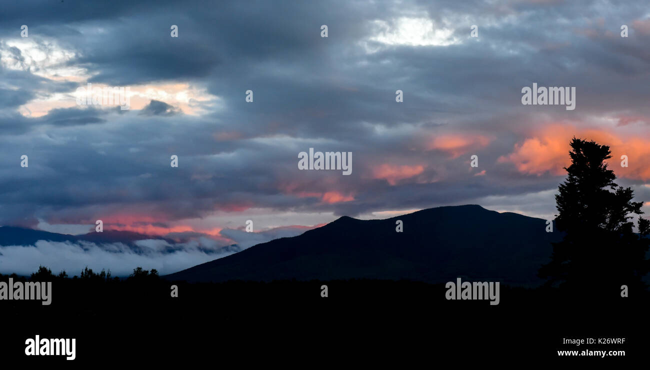 Clouds at sunset on White Mountain National Forest - location of Mount ...