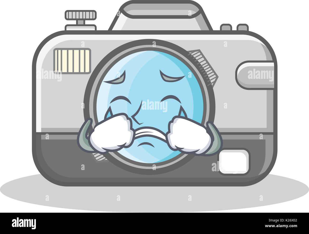 Crying into camera Stock Vector Images - Alamy