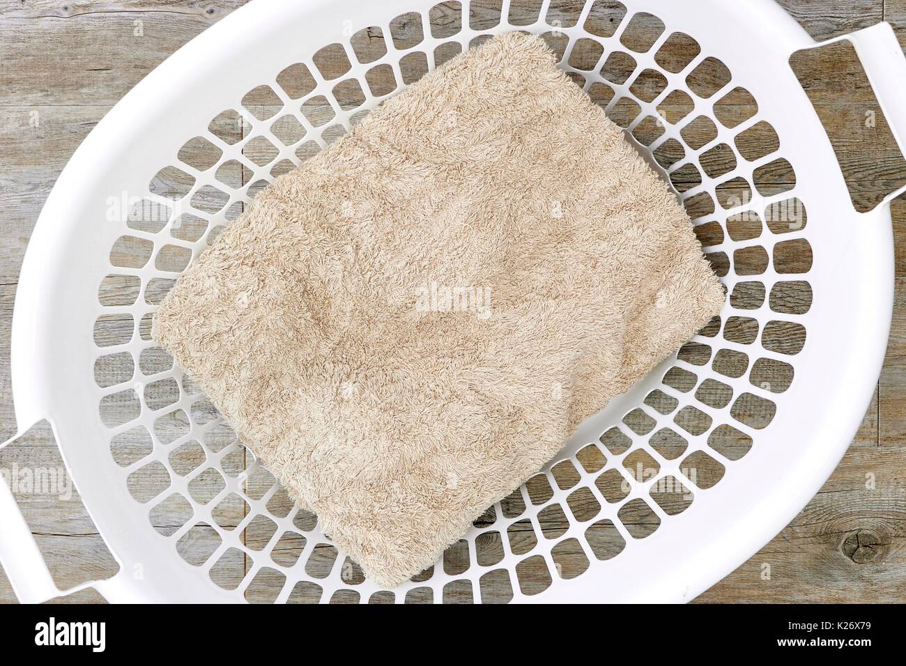 A studio photo of a washing basket Stock Photo - Alamy