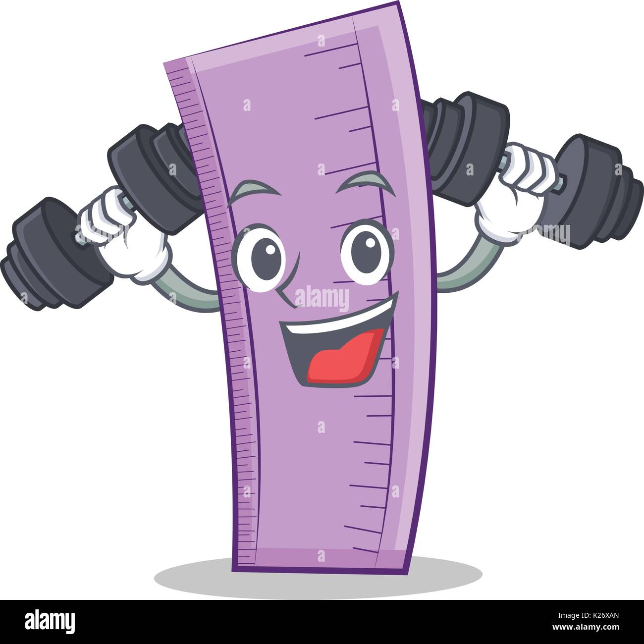 Fitness ruler character cartoon design Stock Vector Image & Art - Alamy