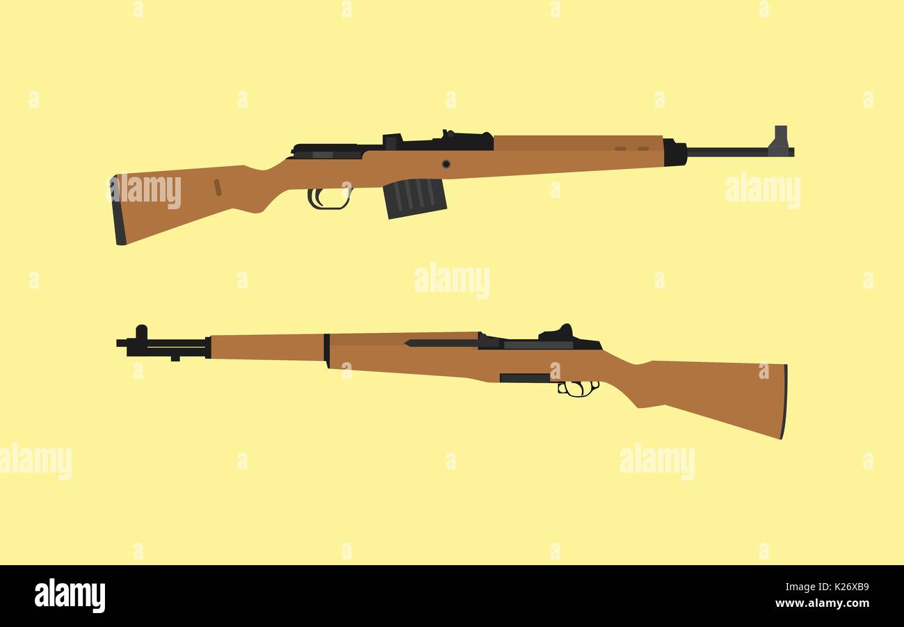 M1 garand gewehr Stock Vector Images - Alamy