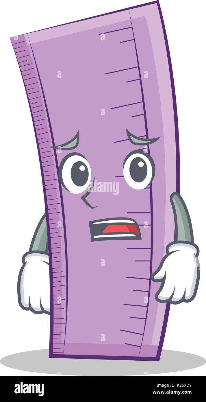 Afraid ruler character cartoon design Stock Vector Image & Art - Alamy