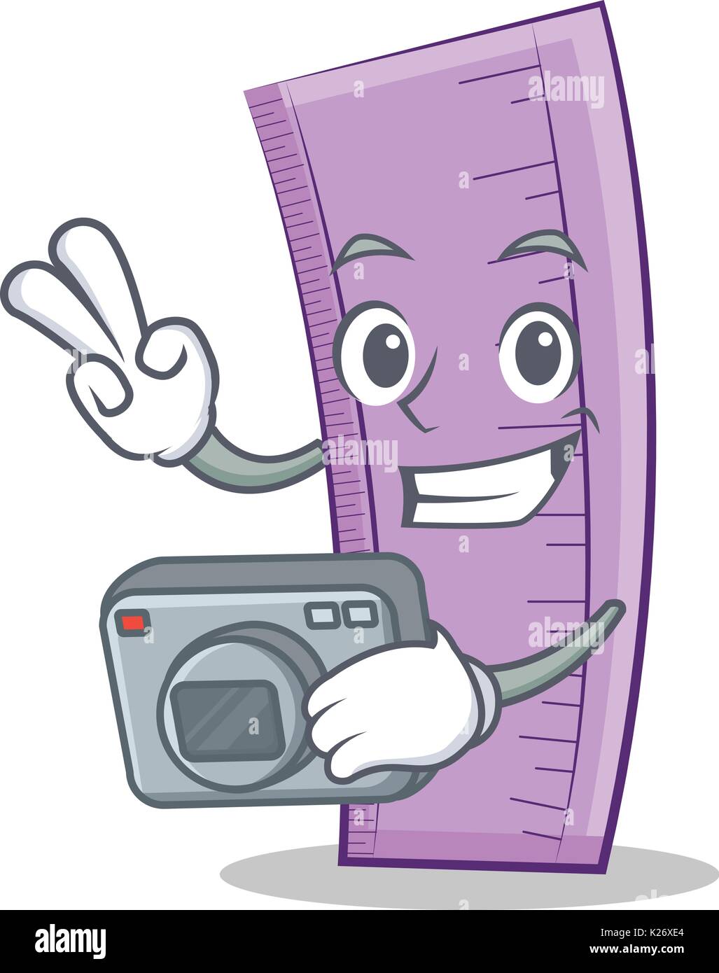 Photography ruler character cartoon design Stock Vector Image & Art - Alamy