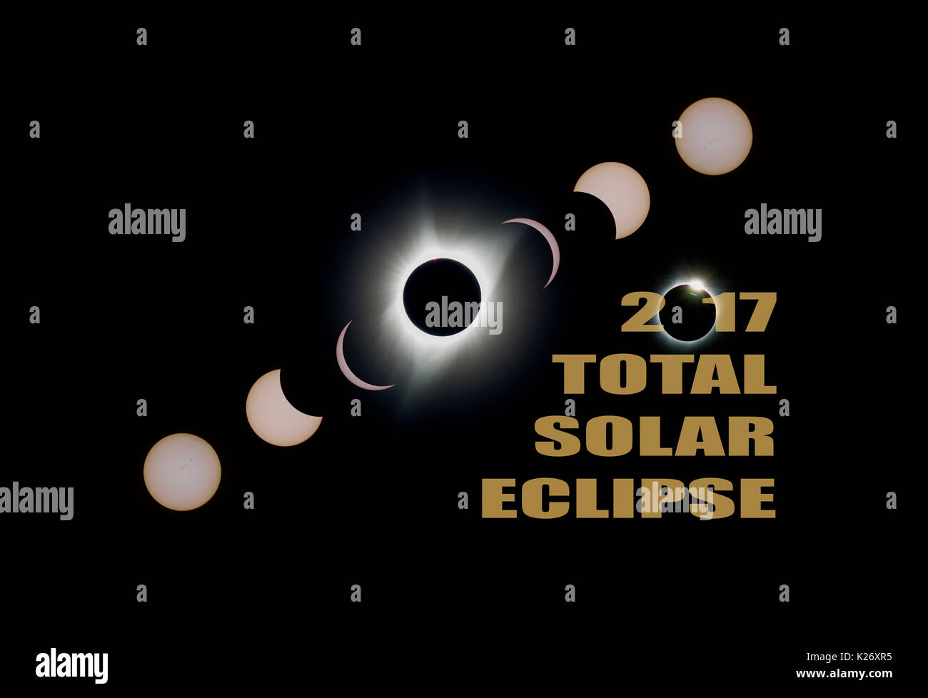 Total solar eclipse composite hi-res stock photography and images - Alamy