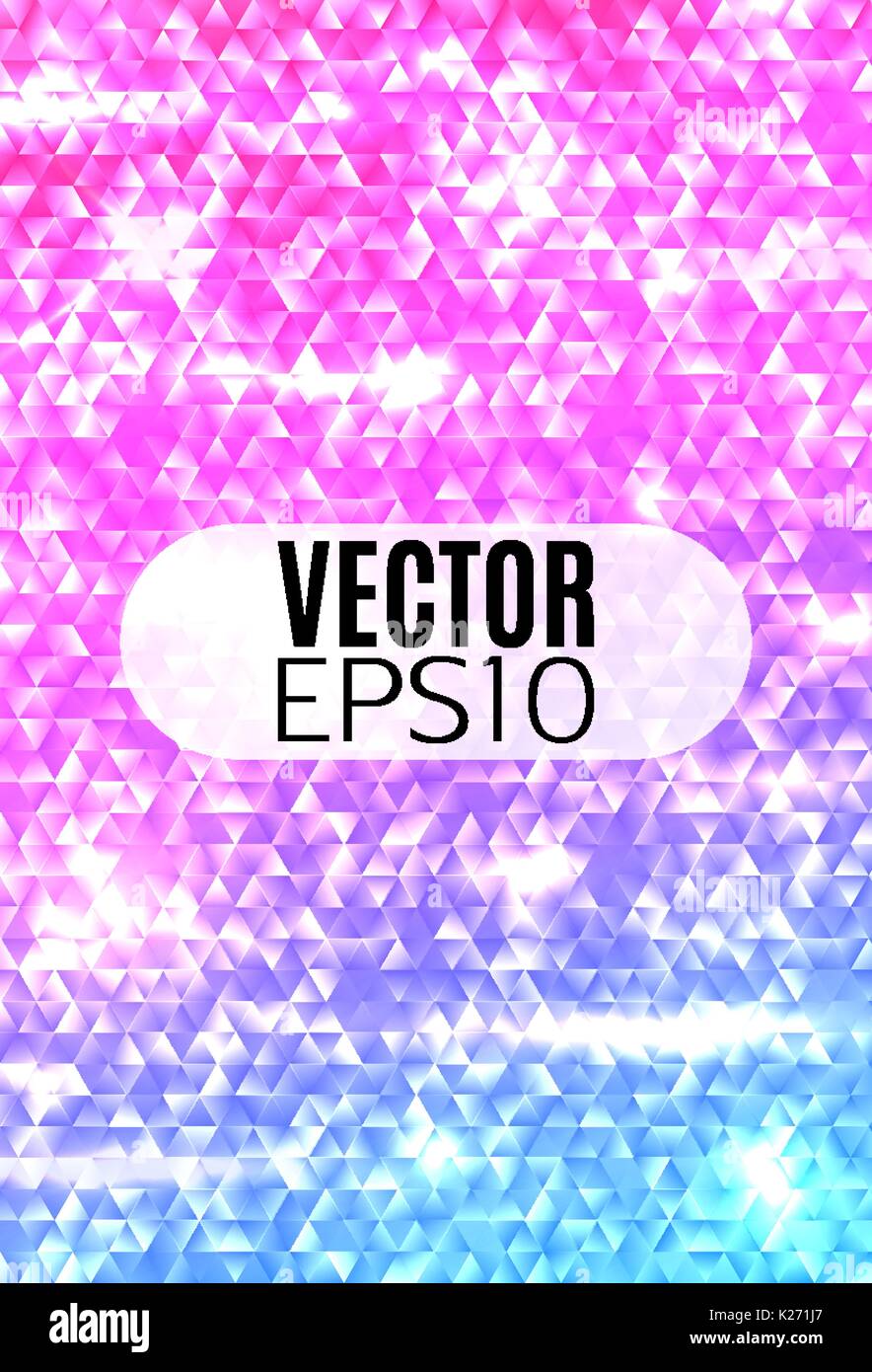 Gradient triangle polygon pattern Stock Vector Images - Alamy