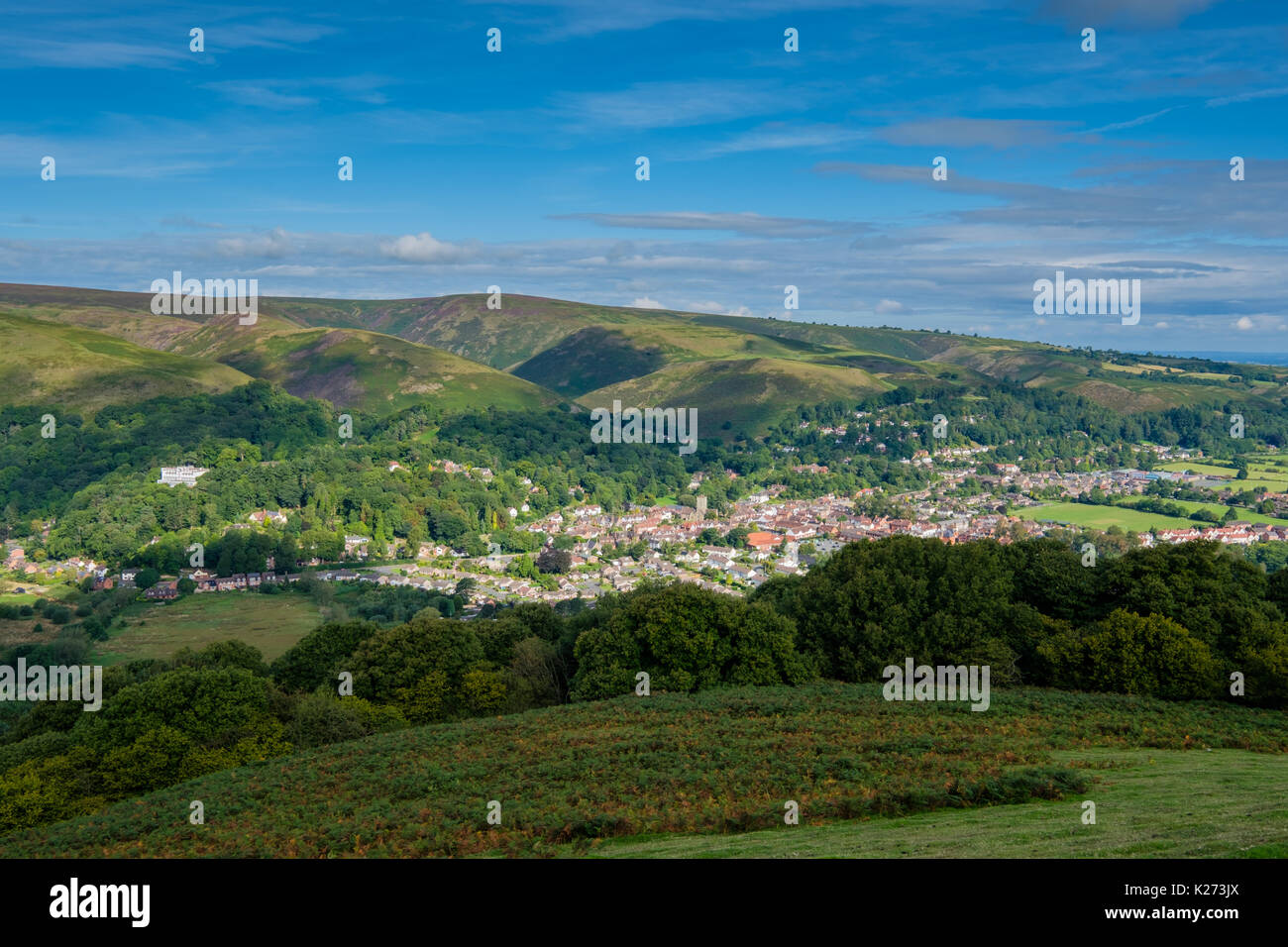 Church Stretton and the Long Mynd, Shropshire, UK Stock Photo - Alamy