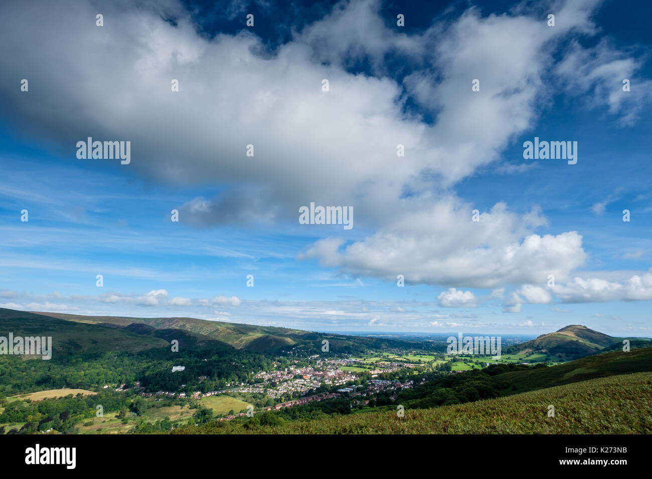 Church Stretton and the Long Mynd, Shropshire, UK Stock Photo - Alamy