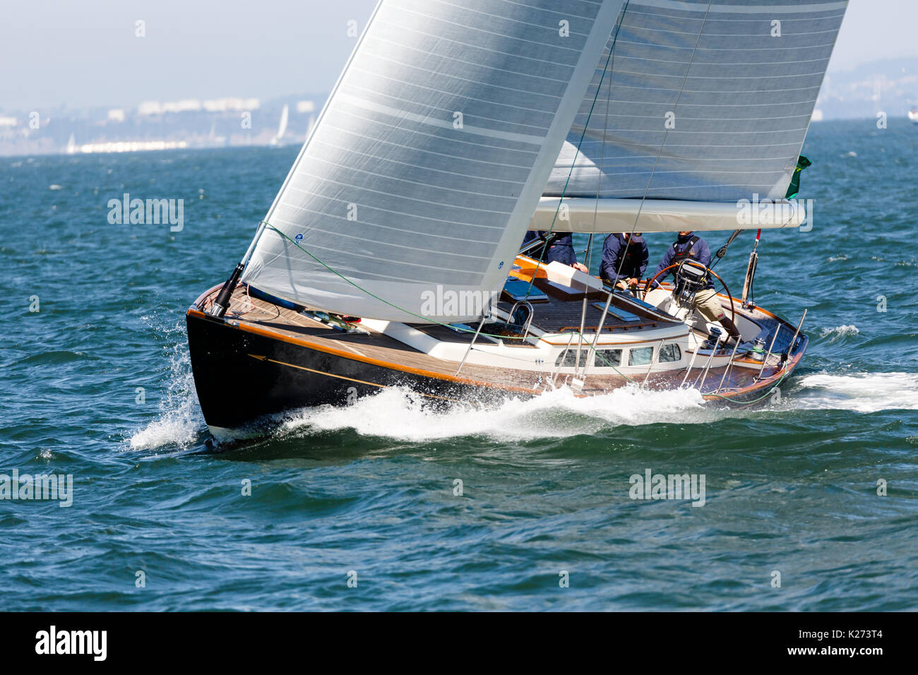 Sailing boat race buoy hi-res stock photography and images - Alamy