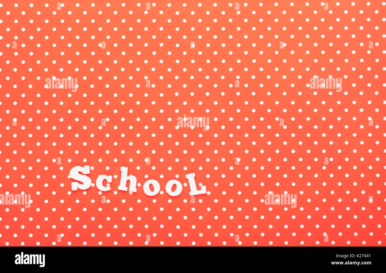 Scholar material to back to school in colored background Stock Photo ...