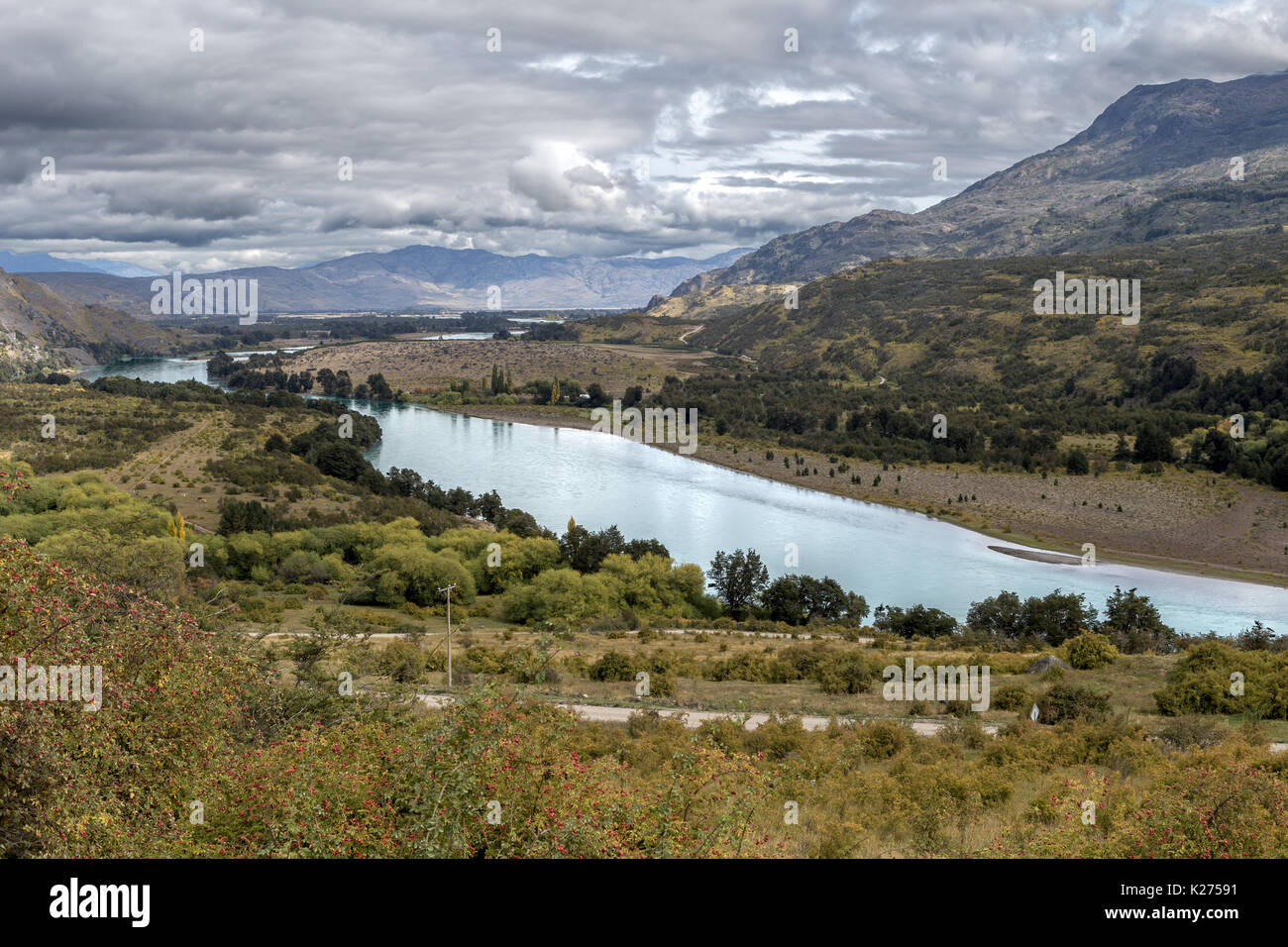 Views Rio Baker Patagonia Chile Stock Photo - Alamy
