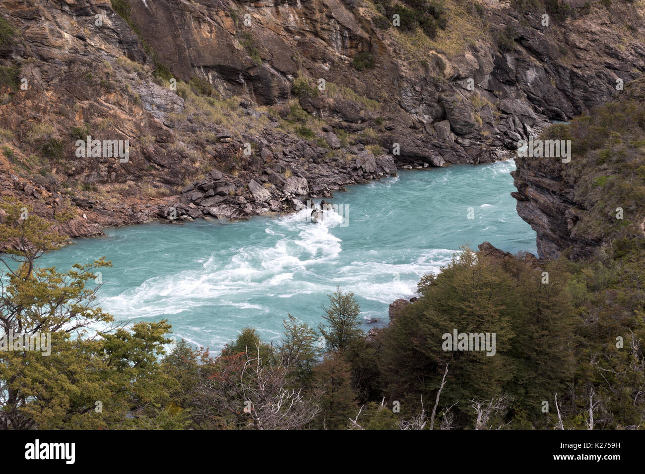 Views Rio Baker Patagonia Chile Stock Photo - Alamy
