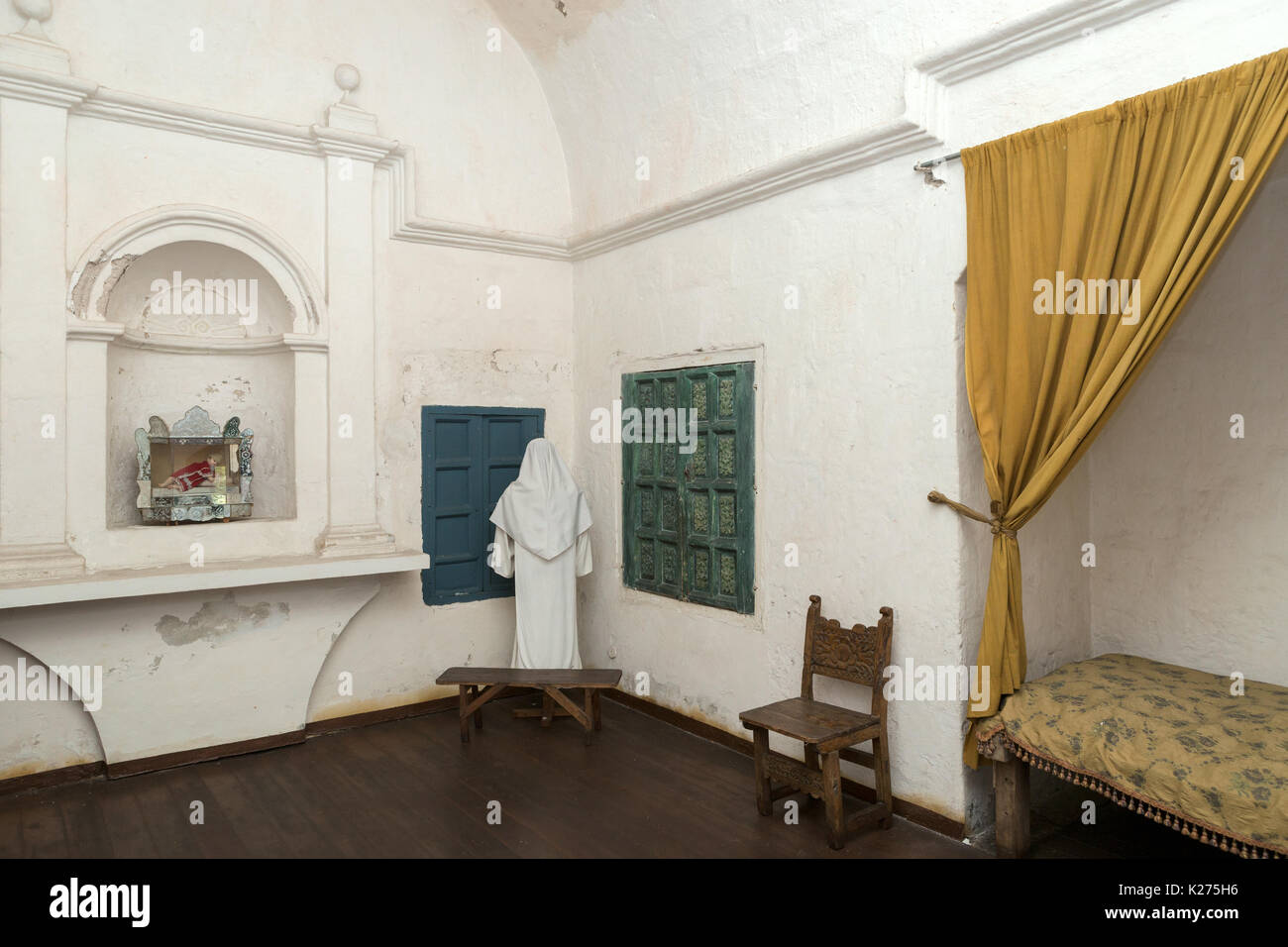 Bedroom for novice nun Convento de Santa Catalina (Convent of St ...