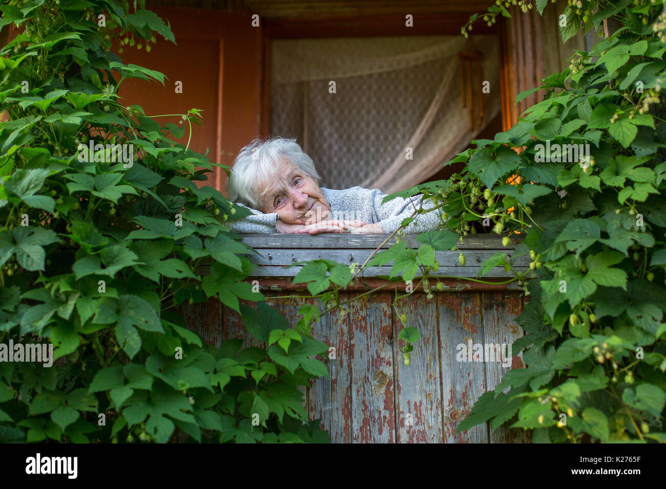 Granny and house hi-res stock photography and images - Alamy