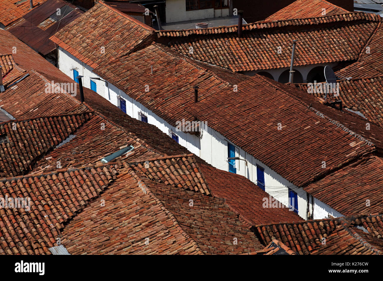 Red clay tile roofs hi-res stock photography and images - Alamy