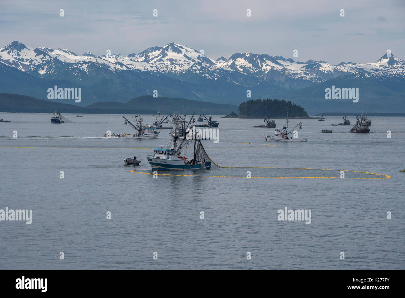 Commercial Seine Fishing Stock Photo - Alamy