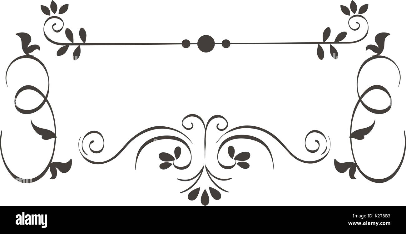 Elegant Victorian style design vector illustration design Stock Vector ...