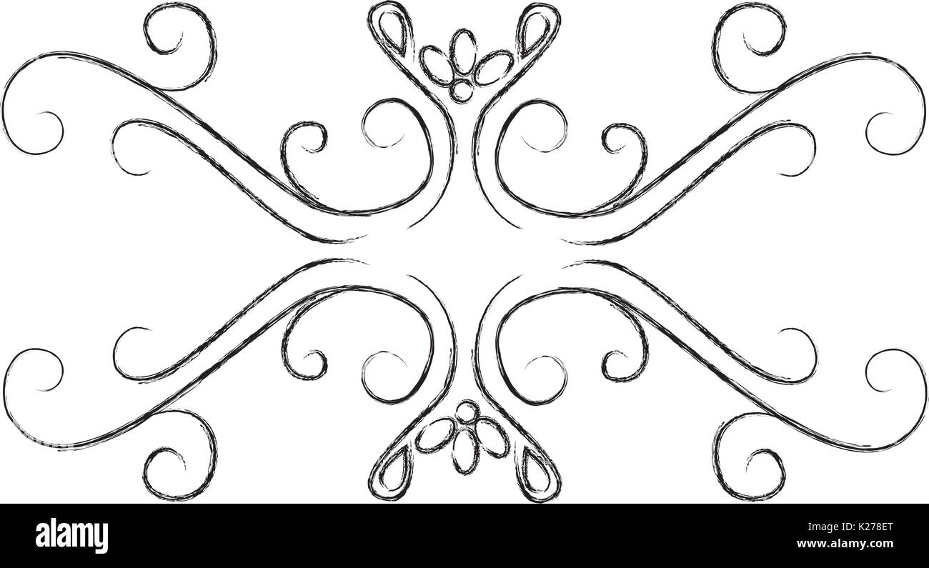 Elegant Victorian style frame vector illustration design Stock Vector ...