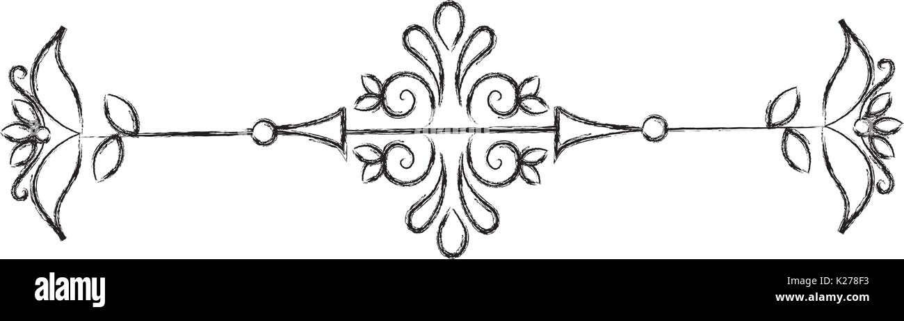 Elegant Victorian style design vector illustration design Stock Vector ...