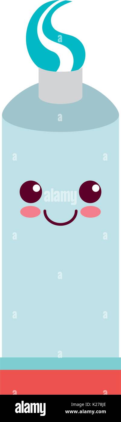 toothpaste dental kawaii character vector illustration design Stock ...