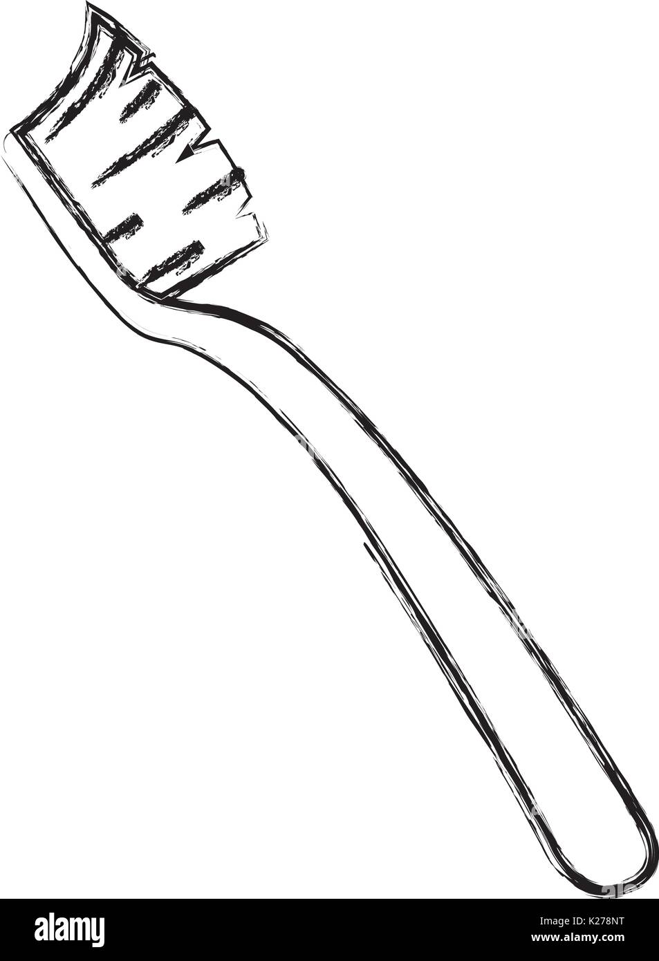 dental toothbrush isolated icon vector illustration design Stock Vector ...