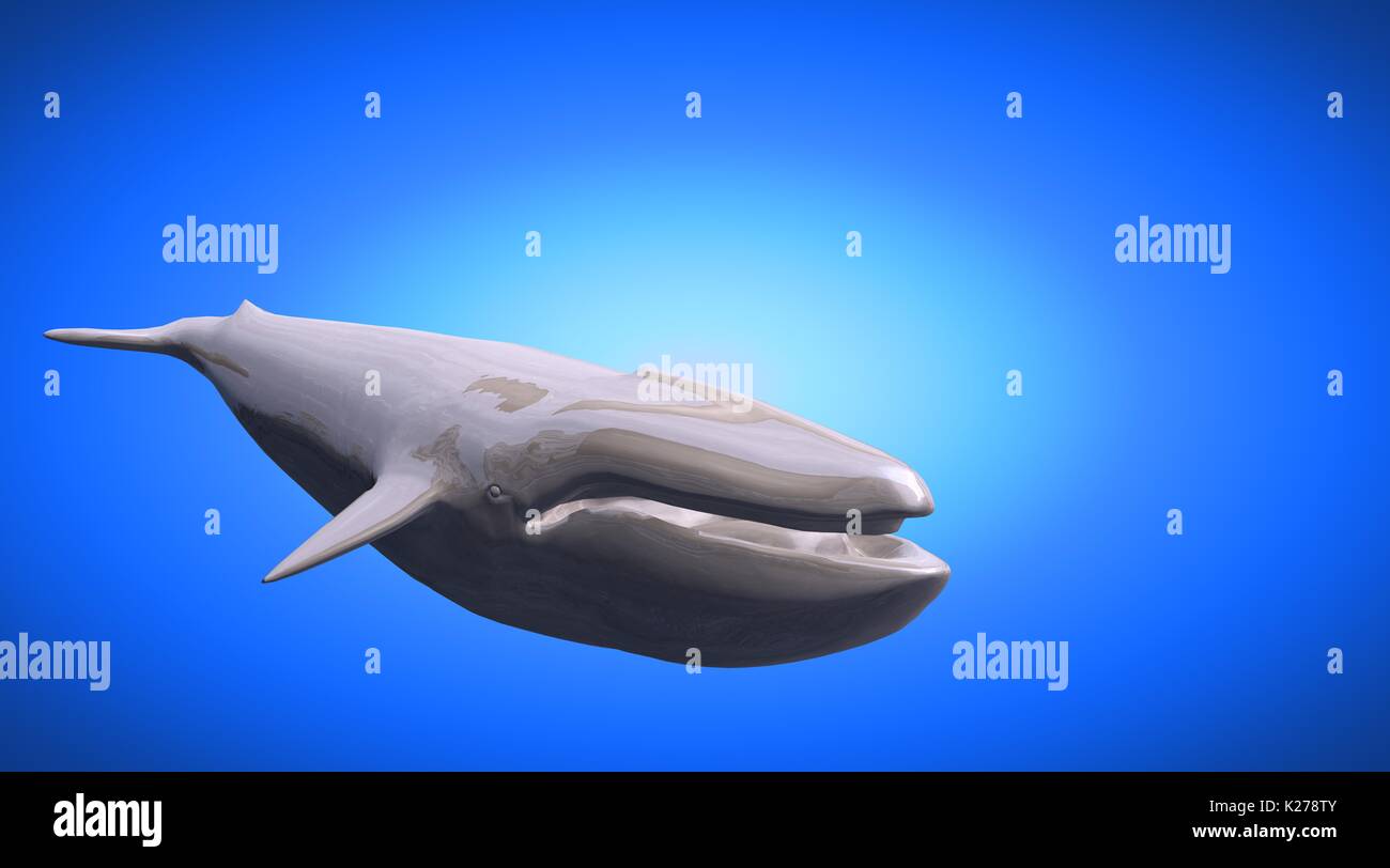 3d rendering of a reflective big Wahle on a background Stock Photo - Alamy
