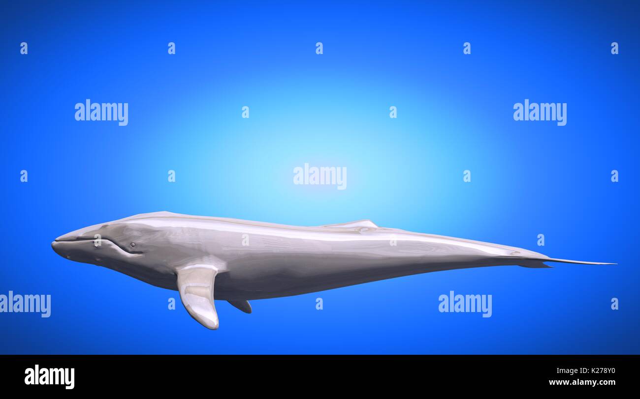 3d rendering of a reflective fish shape swimming with fins Stock Photo ...