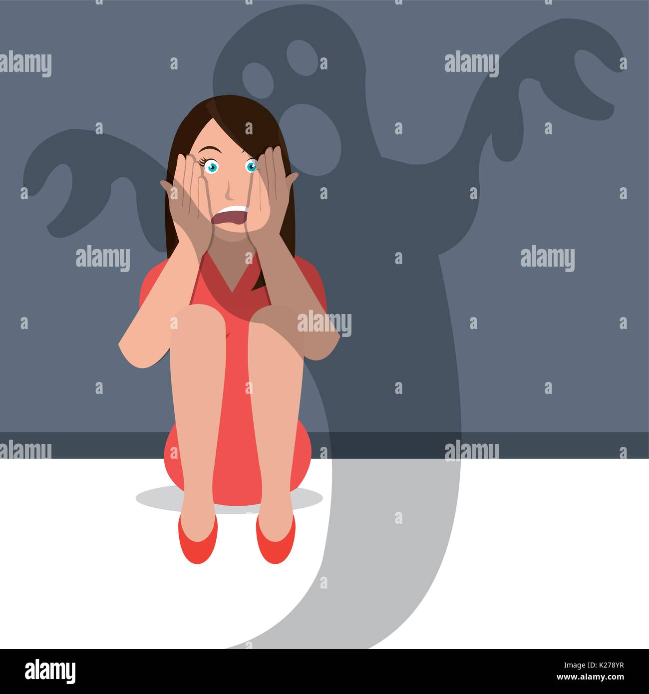 People feelings and emotions, vector illustration eps 10 Stock Vector ...