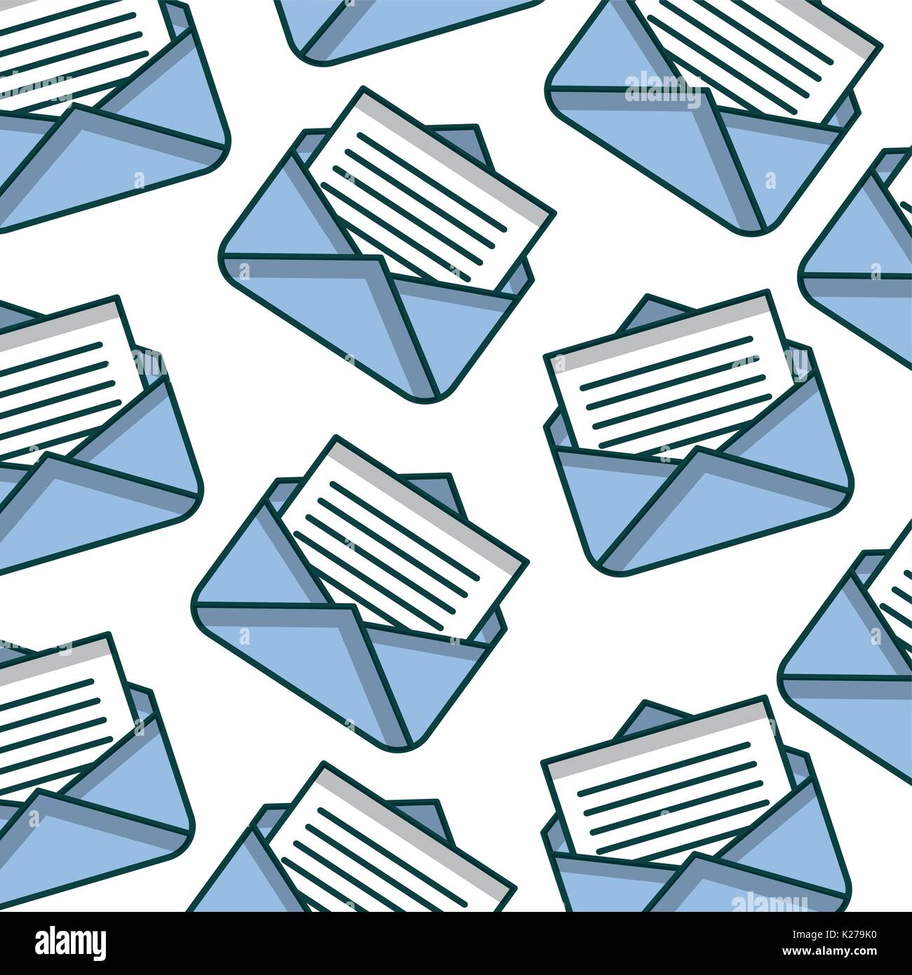 envelope mail pattern background Stock Vector Image & Art - Alamy