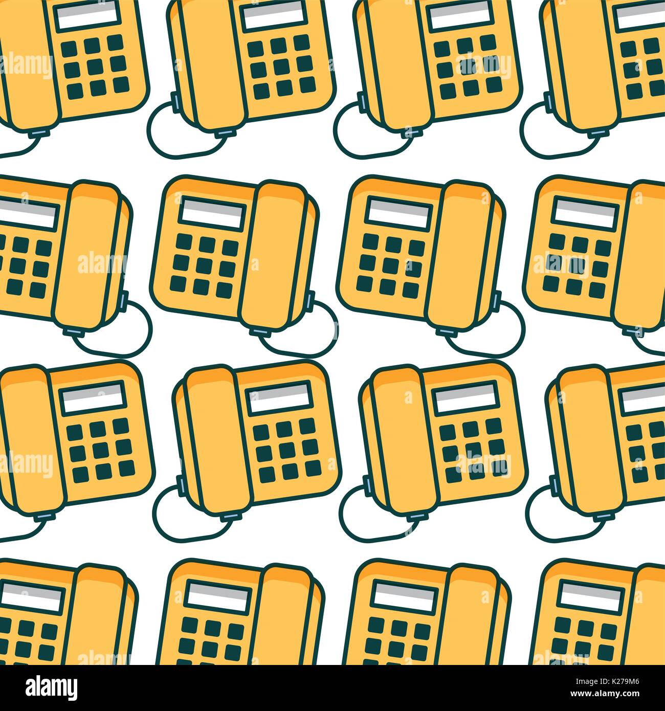 office telephone pattern background Stock Vector Image & Art - Alamy