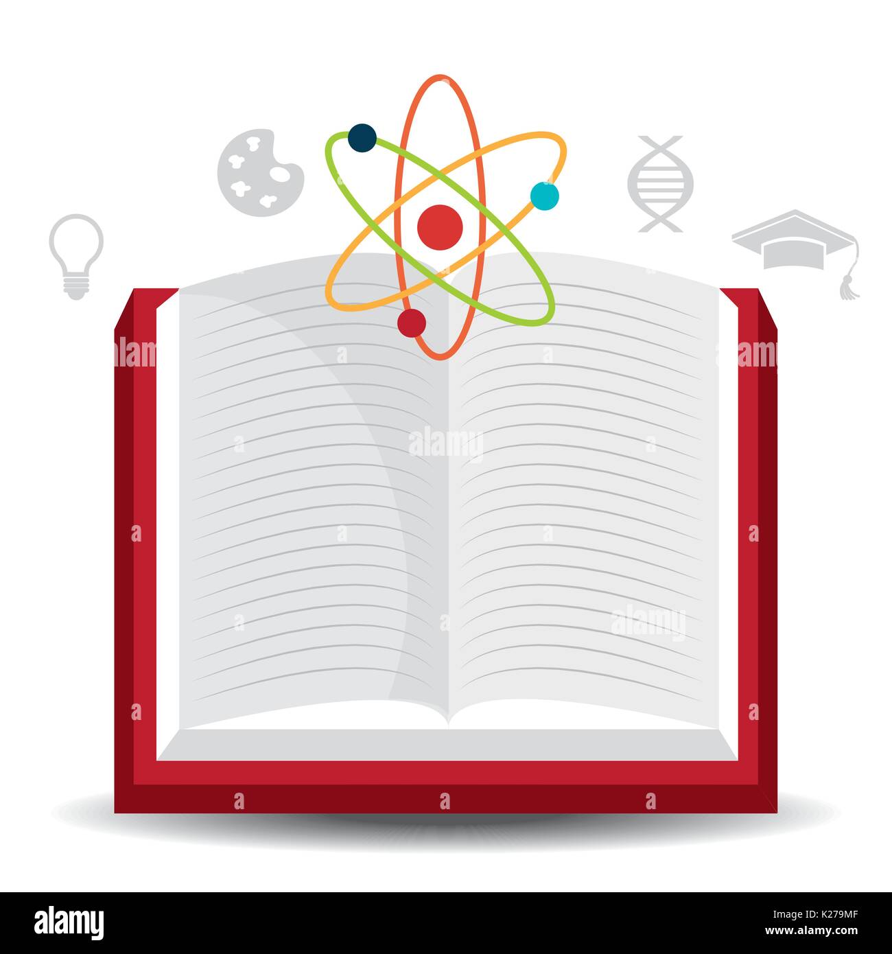 Electronic Education or e-learning theme, vector illustration Stock ...
