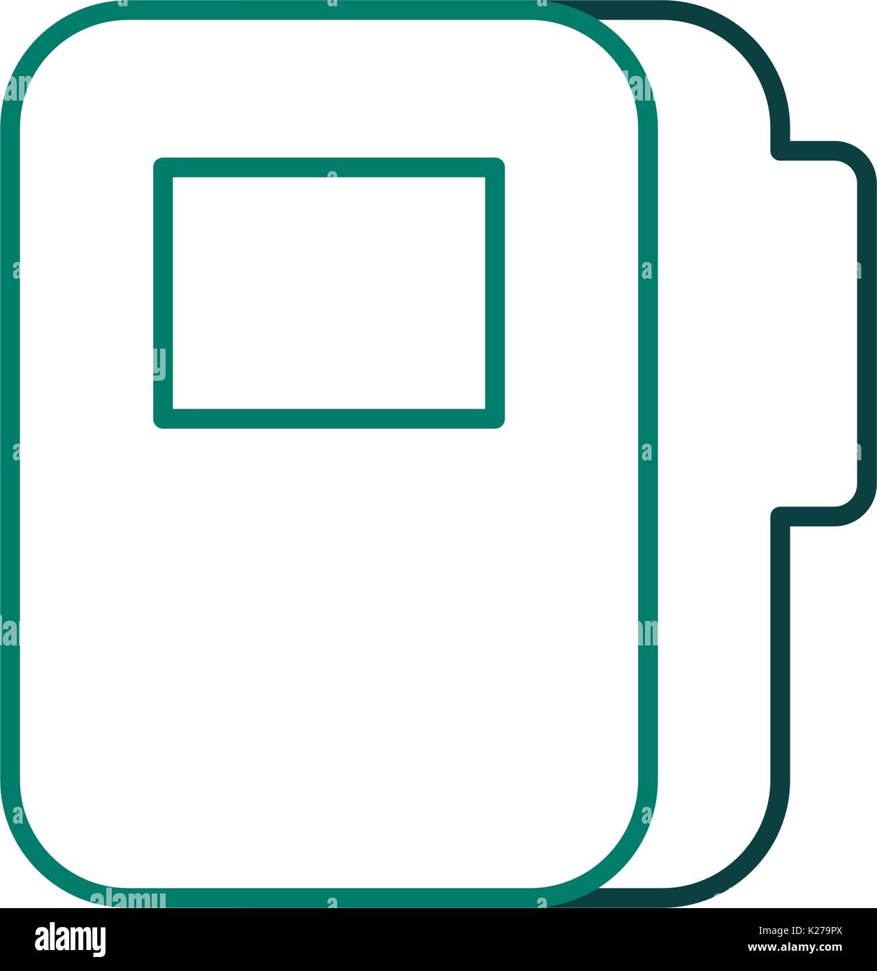 folder documents isolated icon Stock Vector Image & Art - Alamy