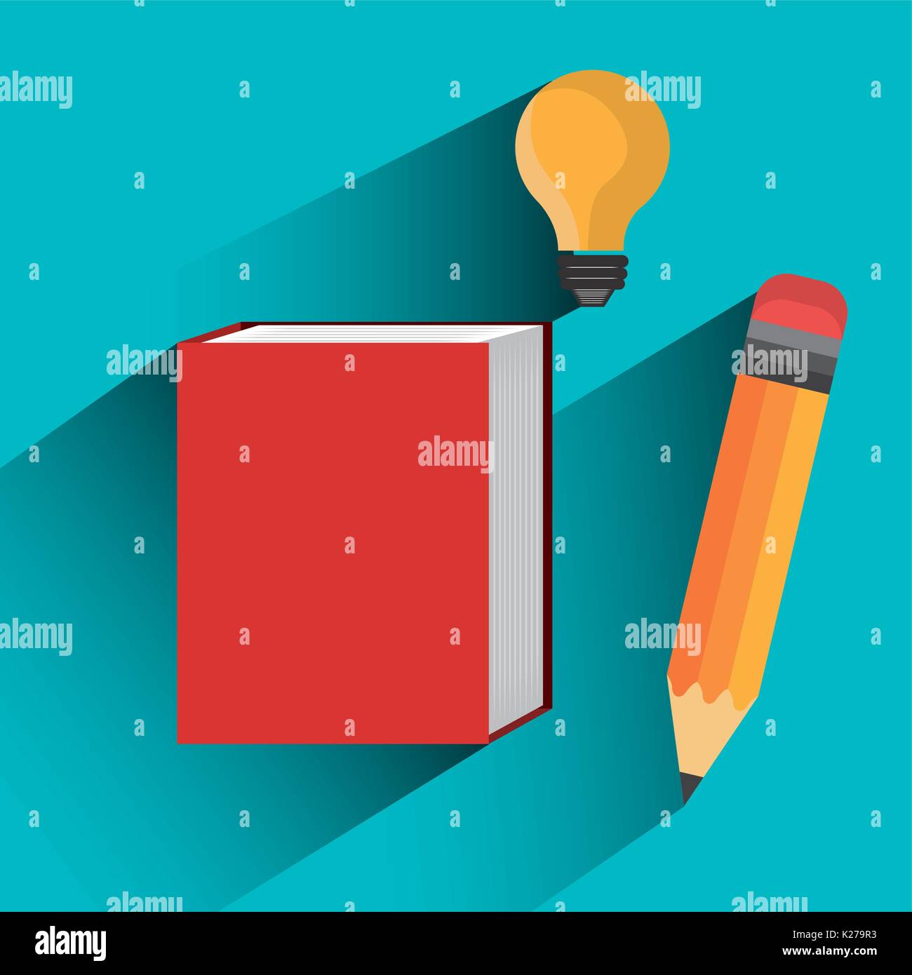 Electronic Education or e-learning theme, vector illustration Stock ...