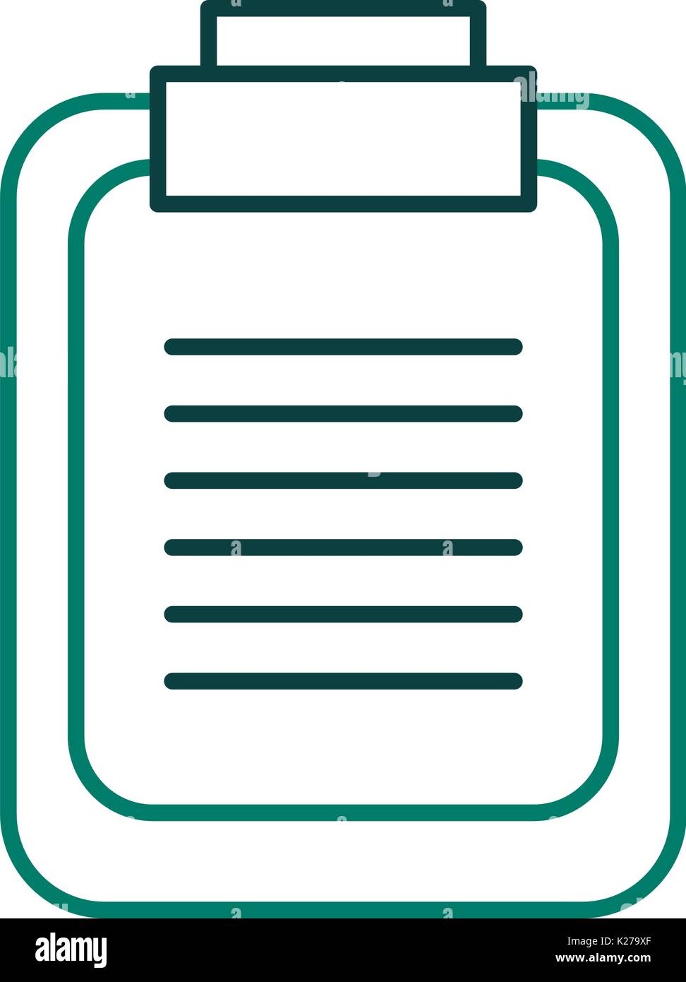 paper clipboard isolated icon Stock Vector Image & Art - Alamy