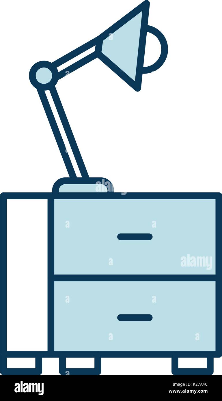 File cabinet lamp Stock Vector Images - Alamy