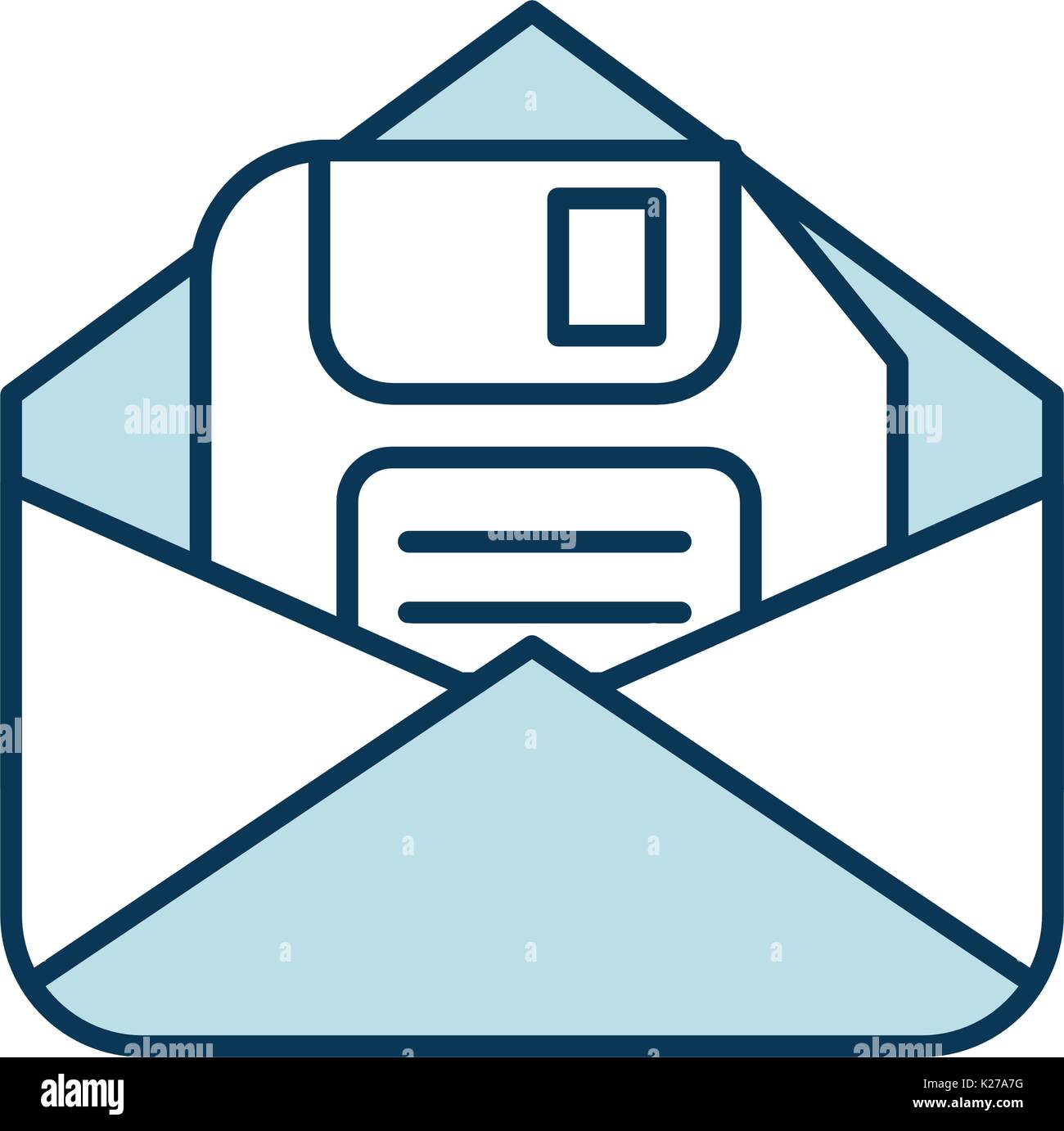 Modern post office store Stock Vector Images - Alamy