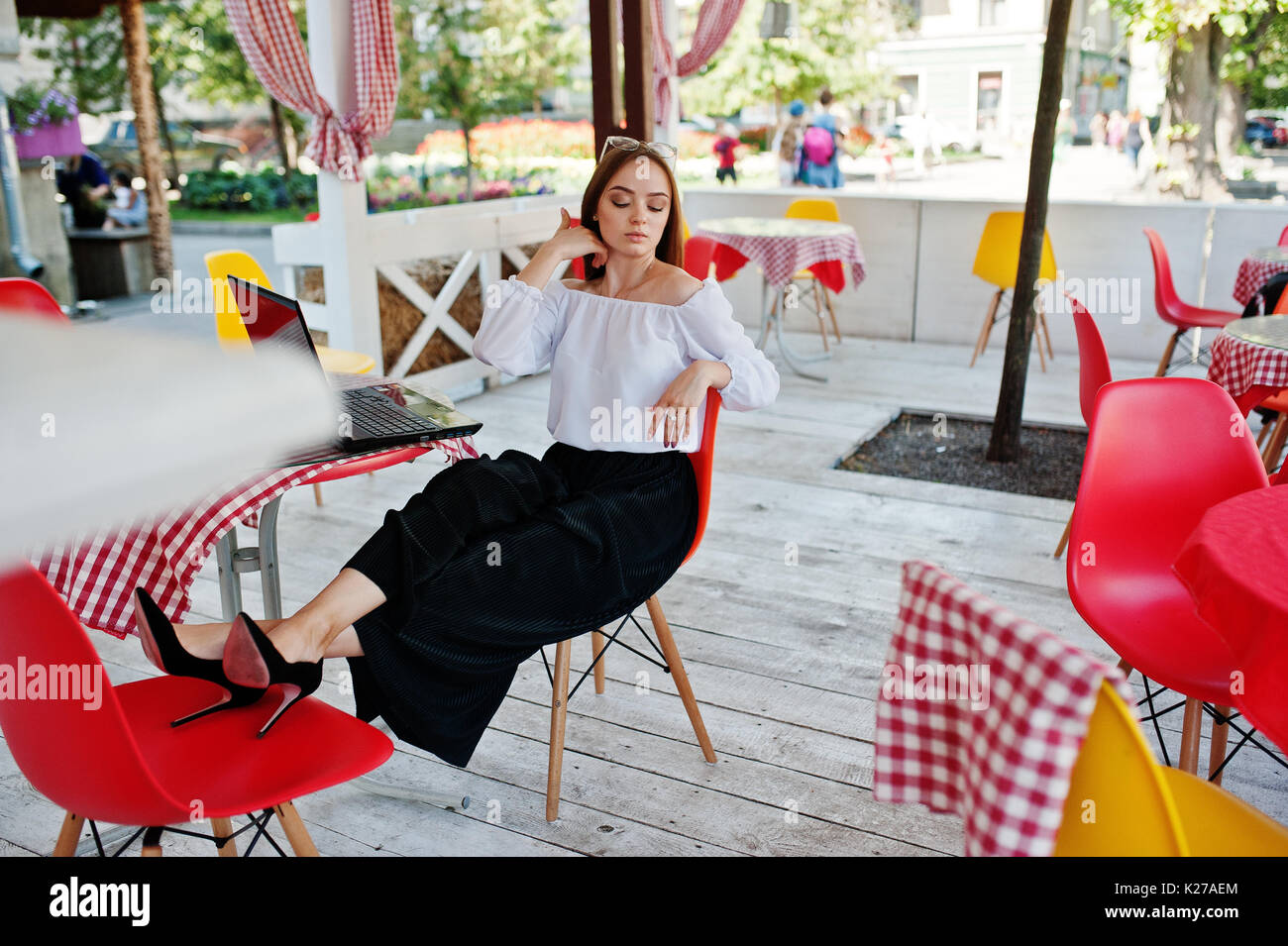 Portrait of a strong independent successful businesswoman wearing smart ...