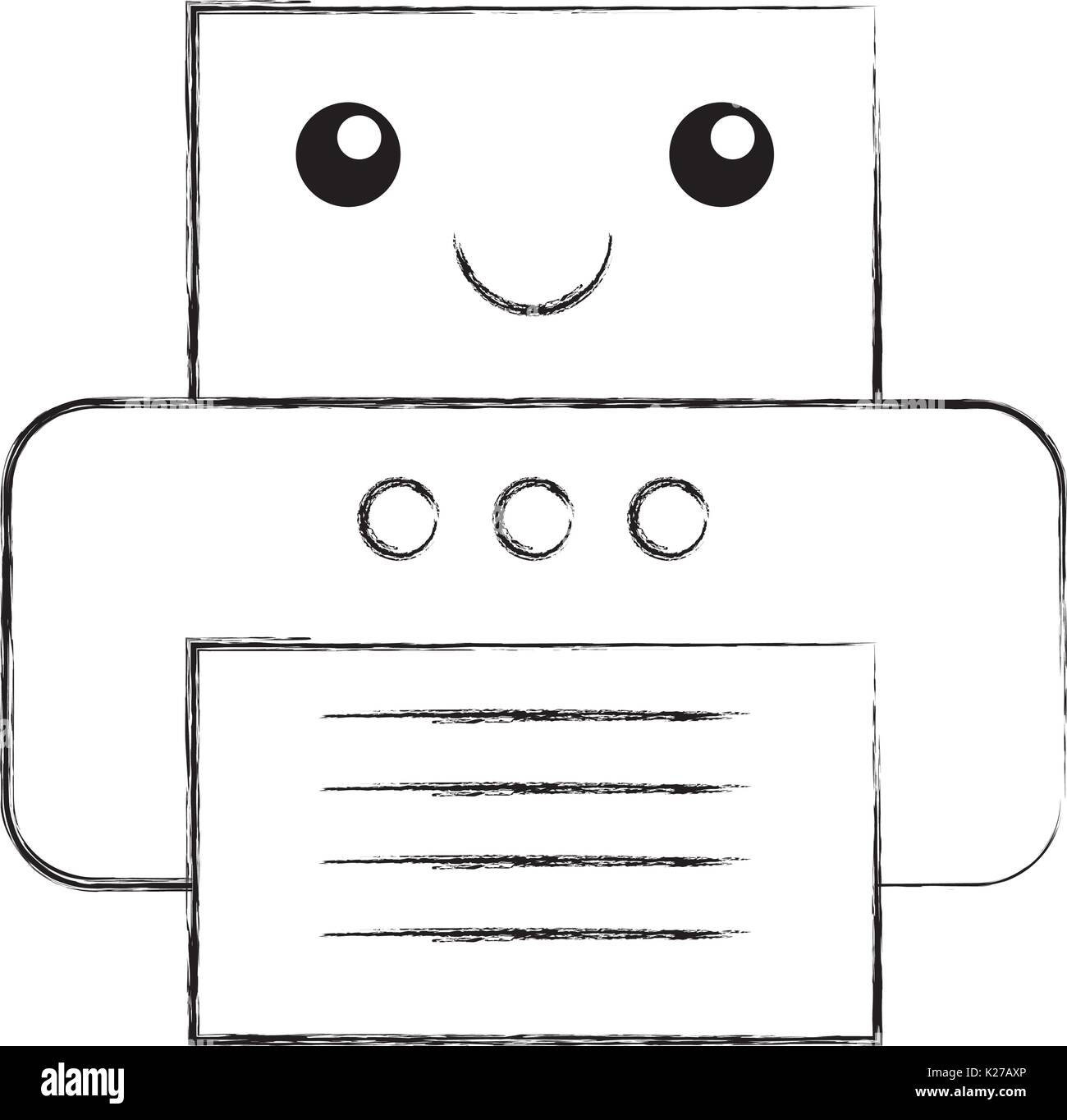 Copying cartoon Stock Vector Images - Alamy