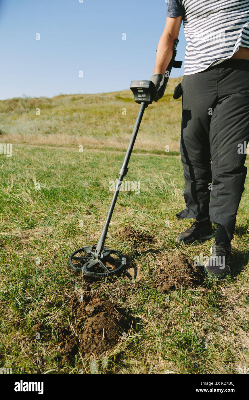 Crop unrecognizable person metal hi-res stock photography and images ...