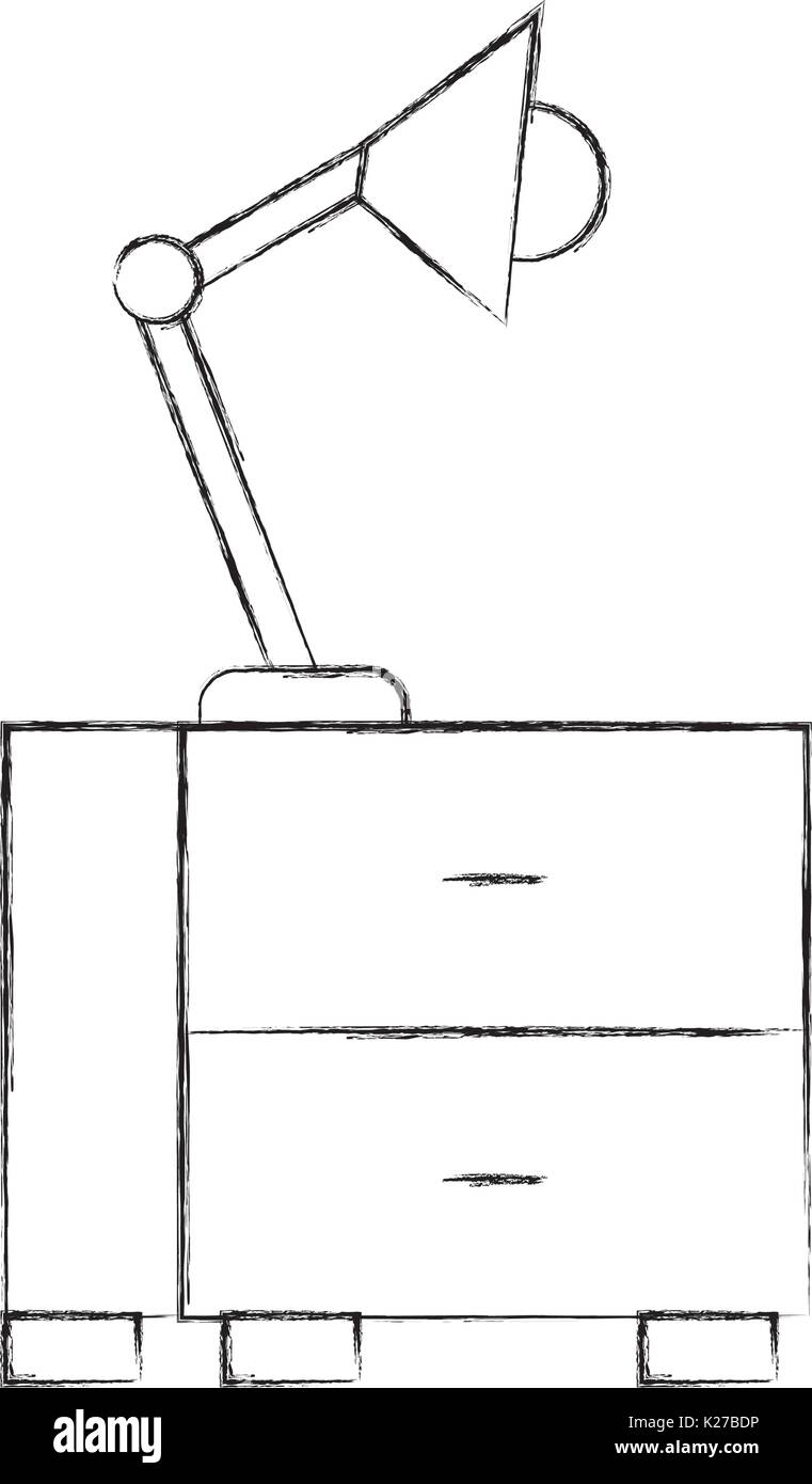 File cabinet lamp Stock Vector Images - Alamy