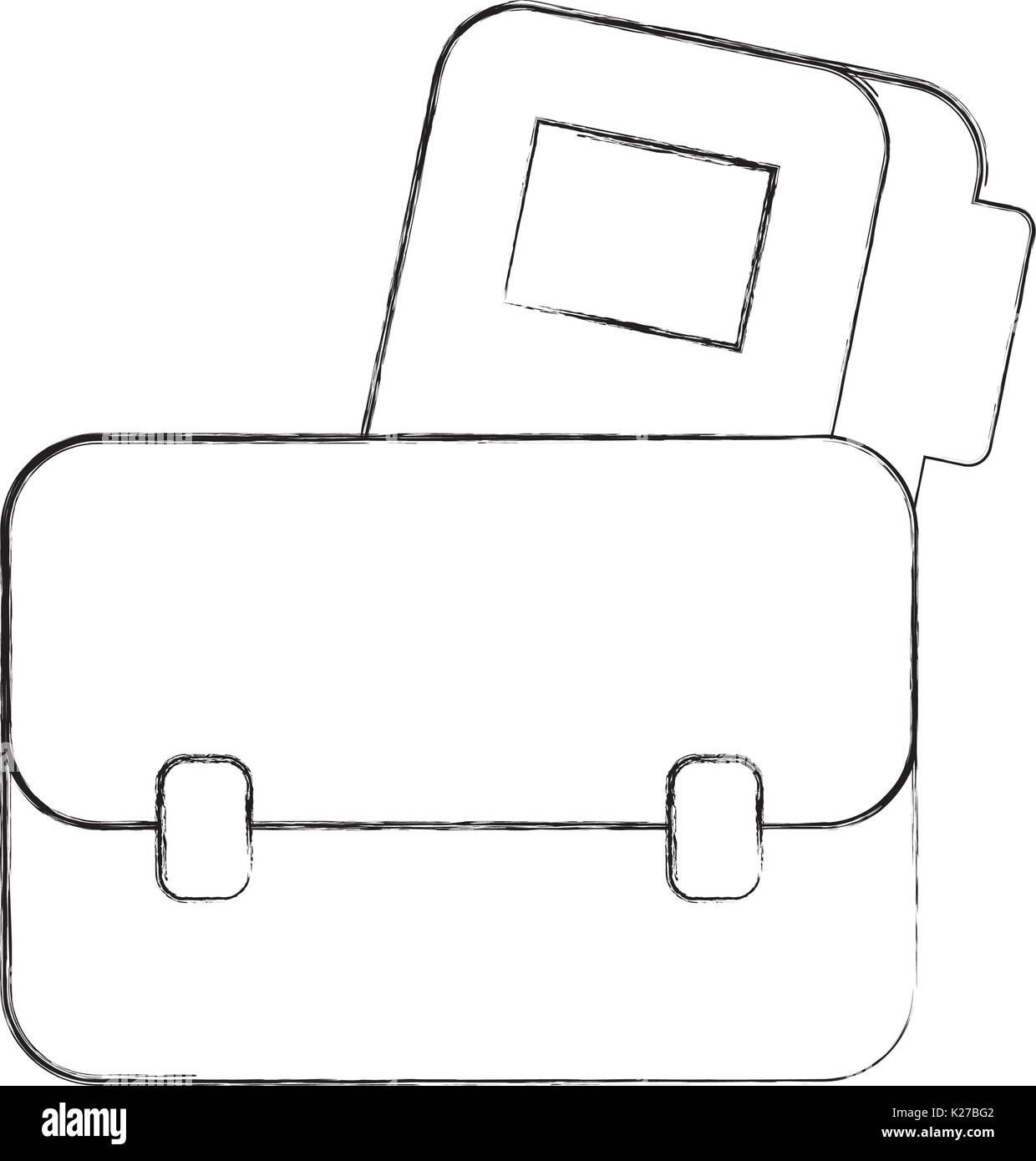 portfolio briefcase with folder Stock Vector Image & Art - Alamy