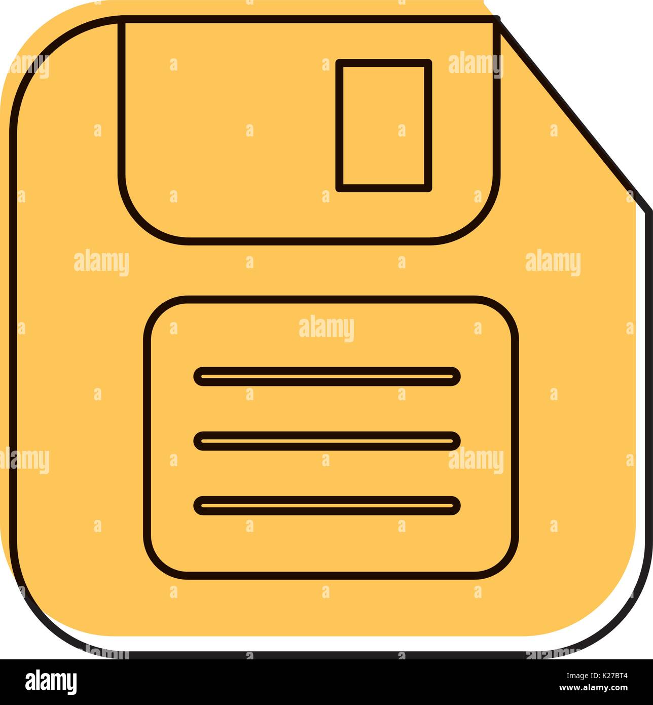 floppy disk isolated icon Stock Vector Image & Art - Alamy