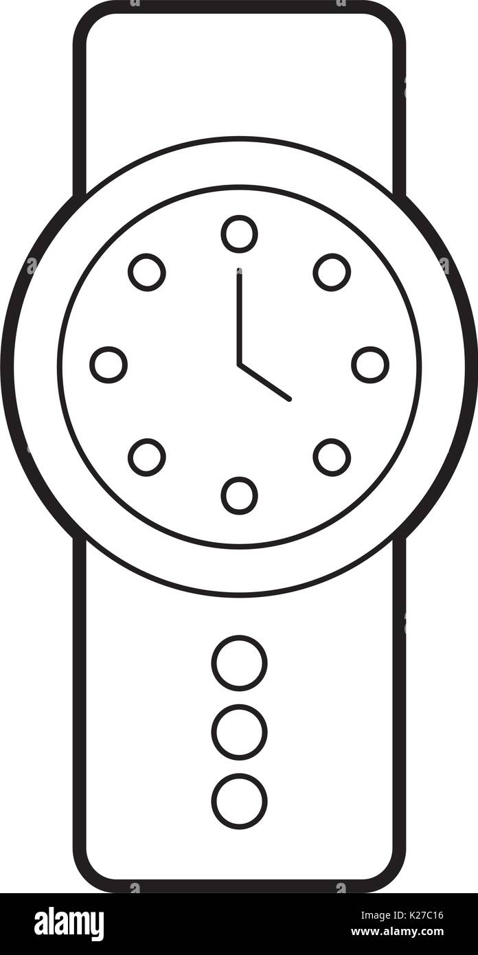 handle time clock isolated icon Stock Vector Image & Art - Alamy