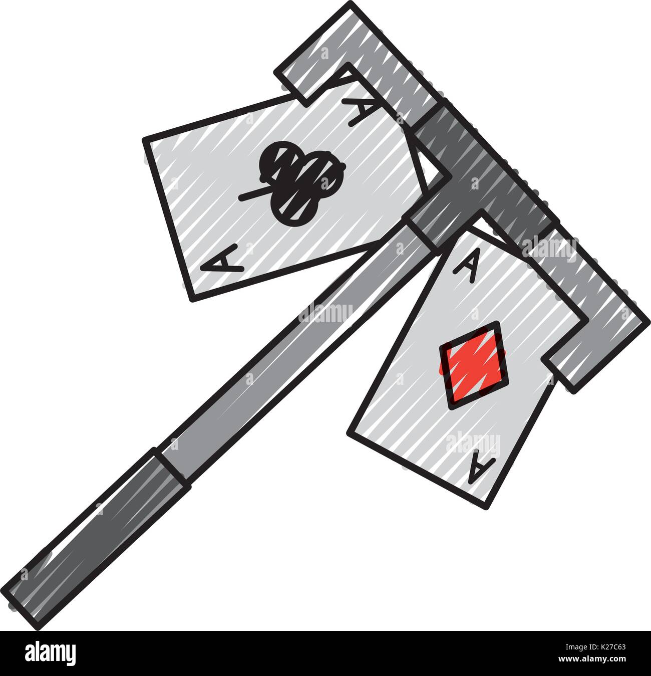 Picker stick Stock Vector Images - Alamy