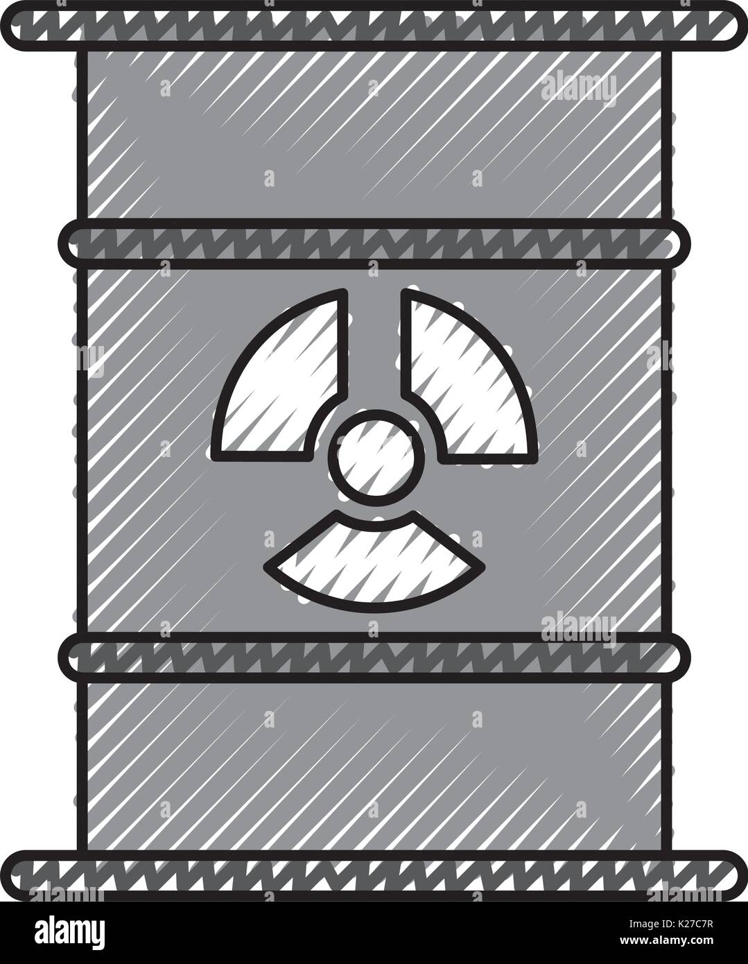 nuclear barrel isolated icon Stock Vector Image & Art - Alamy