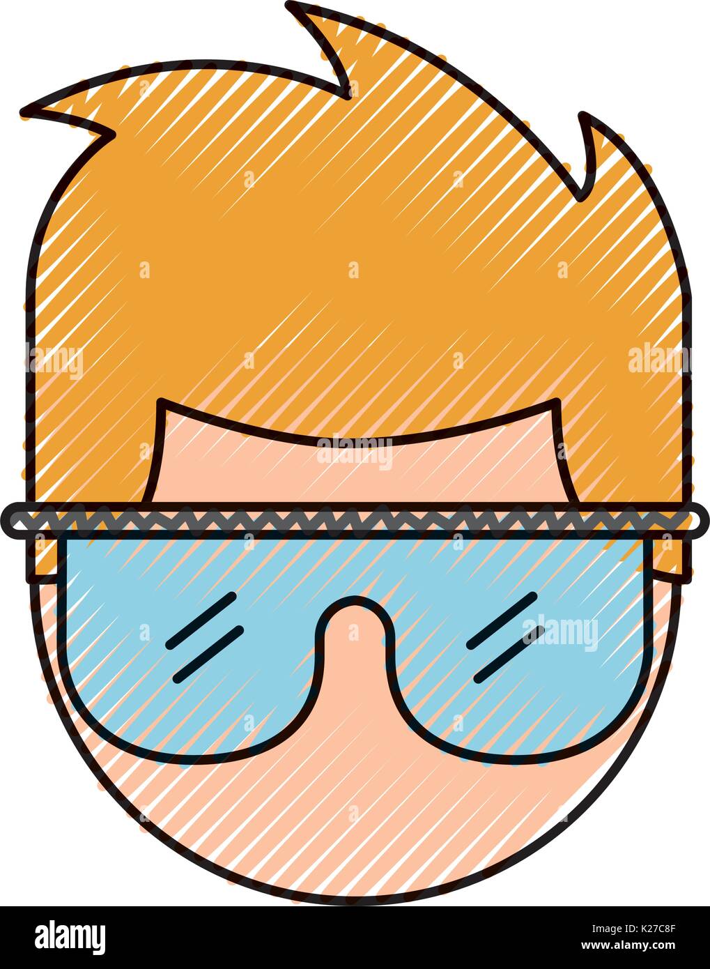 Lab scientist profile Stock Vector Images - Alamy