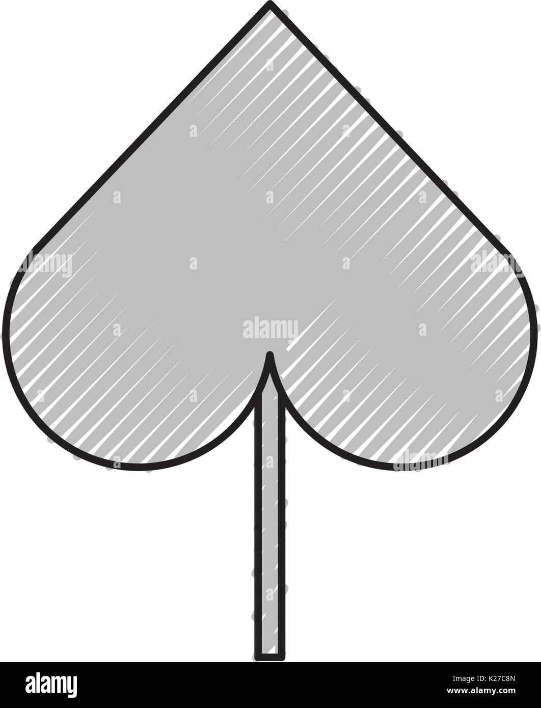 Spade bridge card Stock Vector Images - Alamy