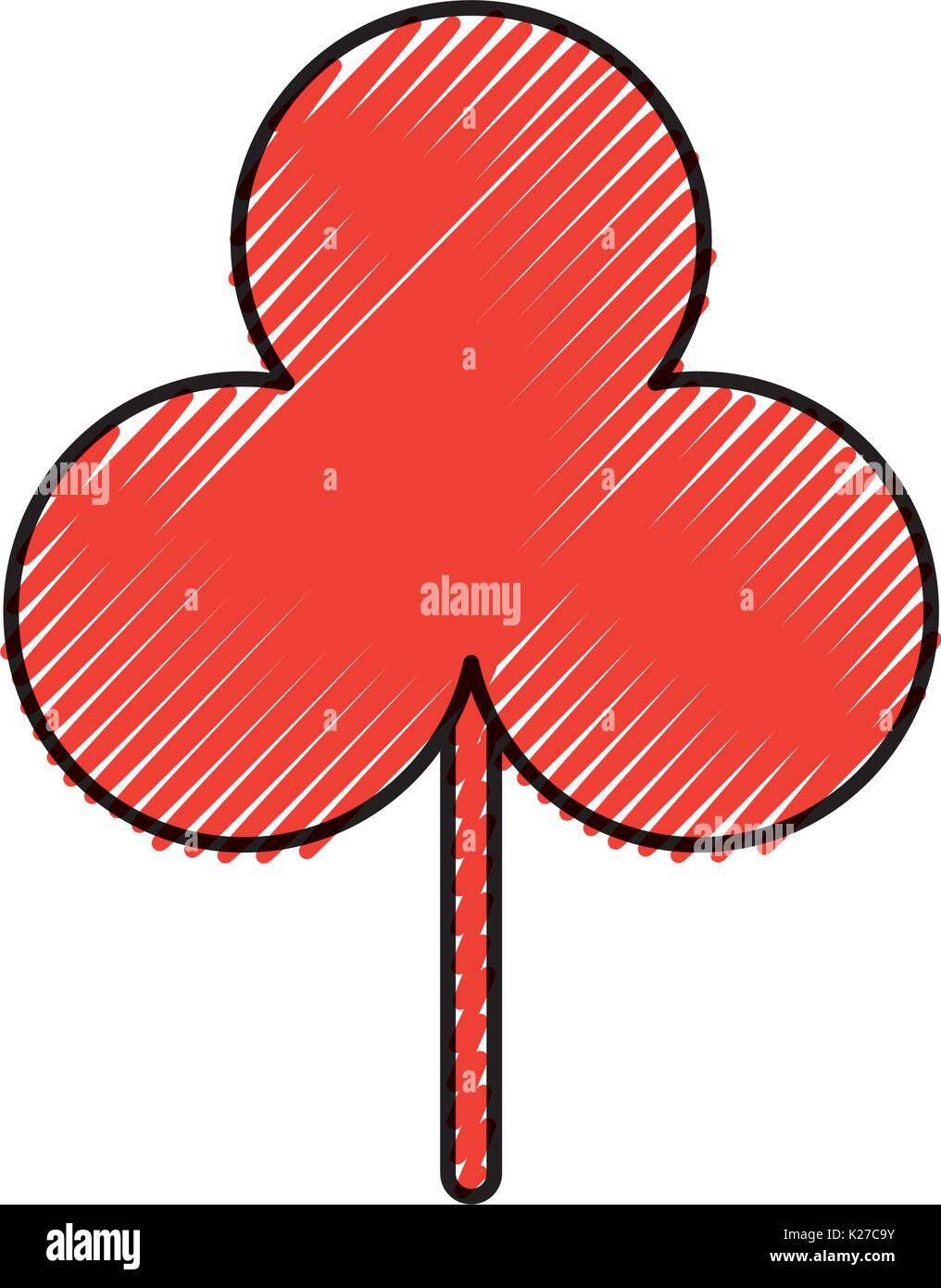 clover poker symbol icon Stock Vector Image & Art - Alamy