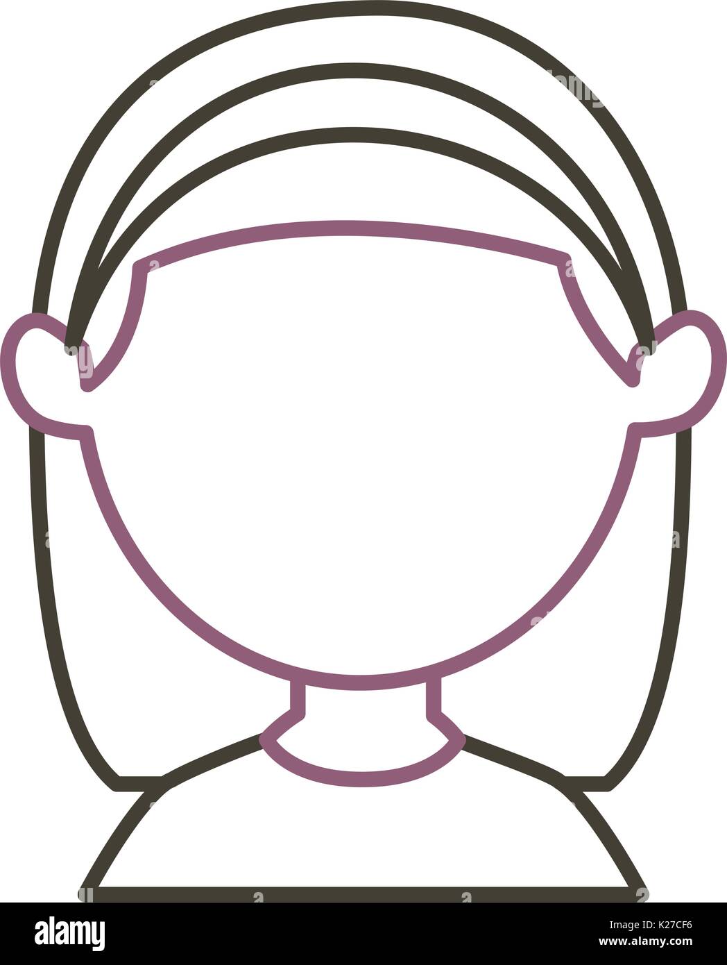 beautiful woman avatar character vector illustration design Stock ...