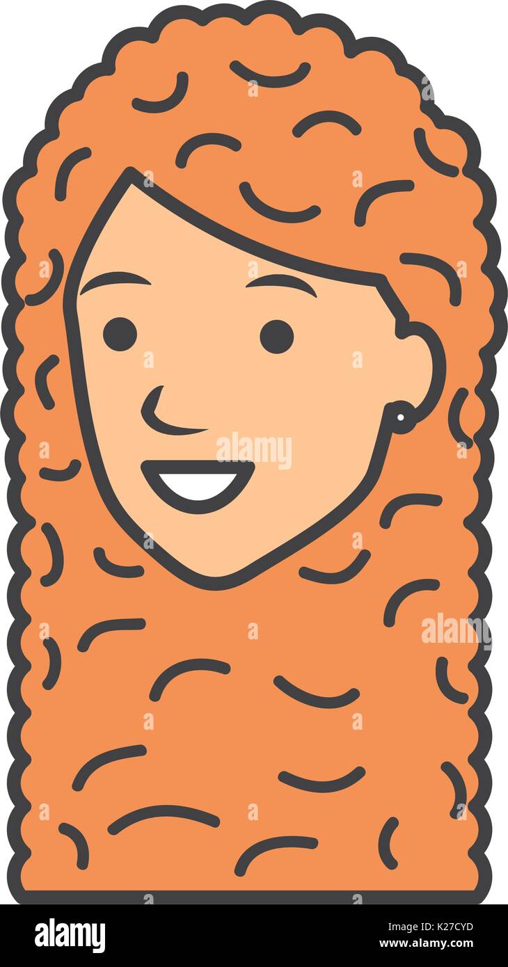 beautiful woman head avatar character Stock Vector Image & Art - Alamy