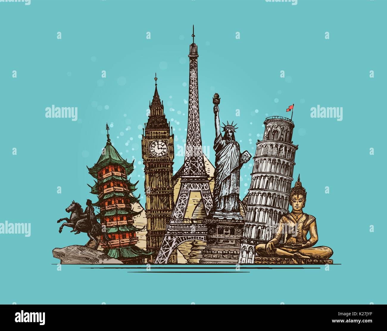 Travel travel city Stock Vector Images - Alamy